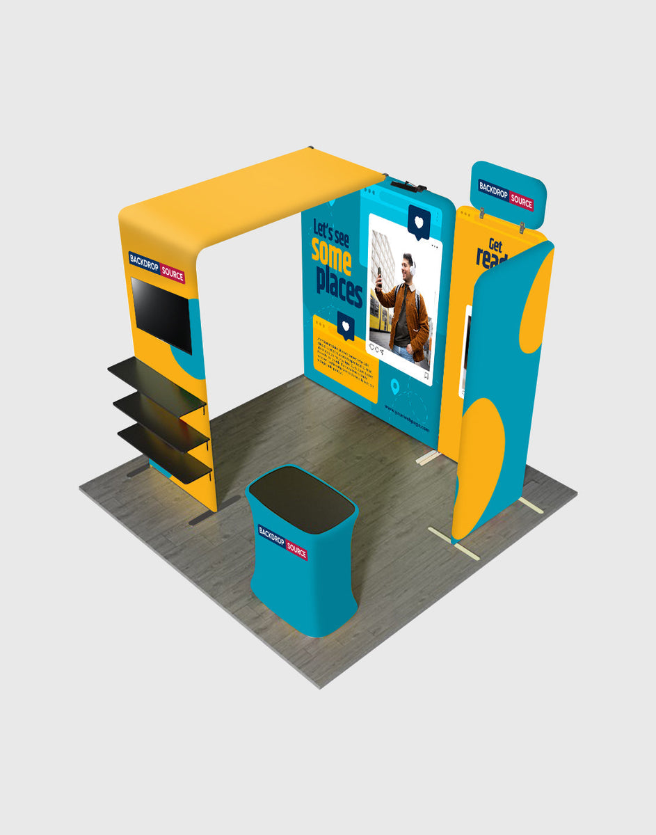 Portable Exhibit Display 3m x 3m - Model 31 – Backdropsource UAE