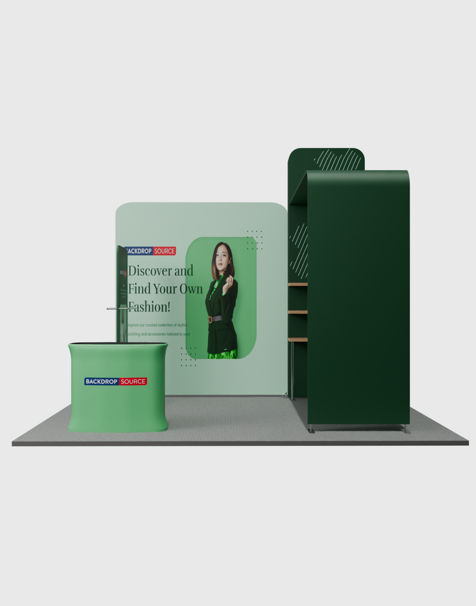 Portable Exhibit Display 3m x 3m - Model 19 – Backdropsource UAE