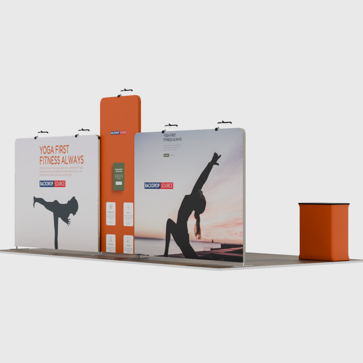 20ft Portable Display Walls for Trade Shows Booth | Events ...