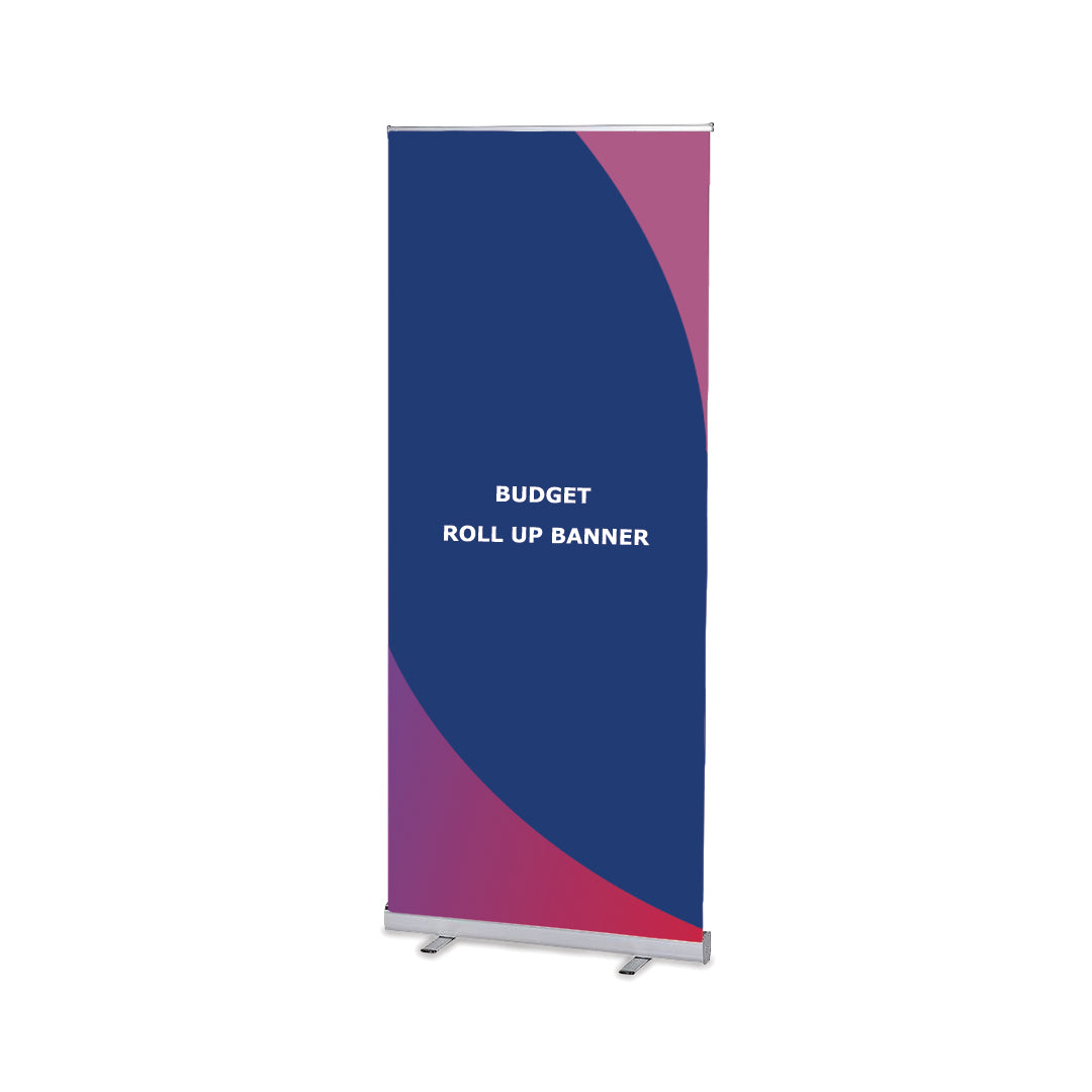 Budget Roll Up Retractable Banner Stand – Backdropsource UAE