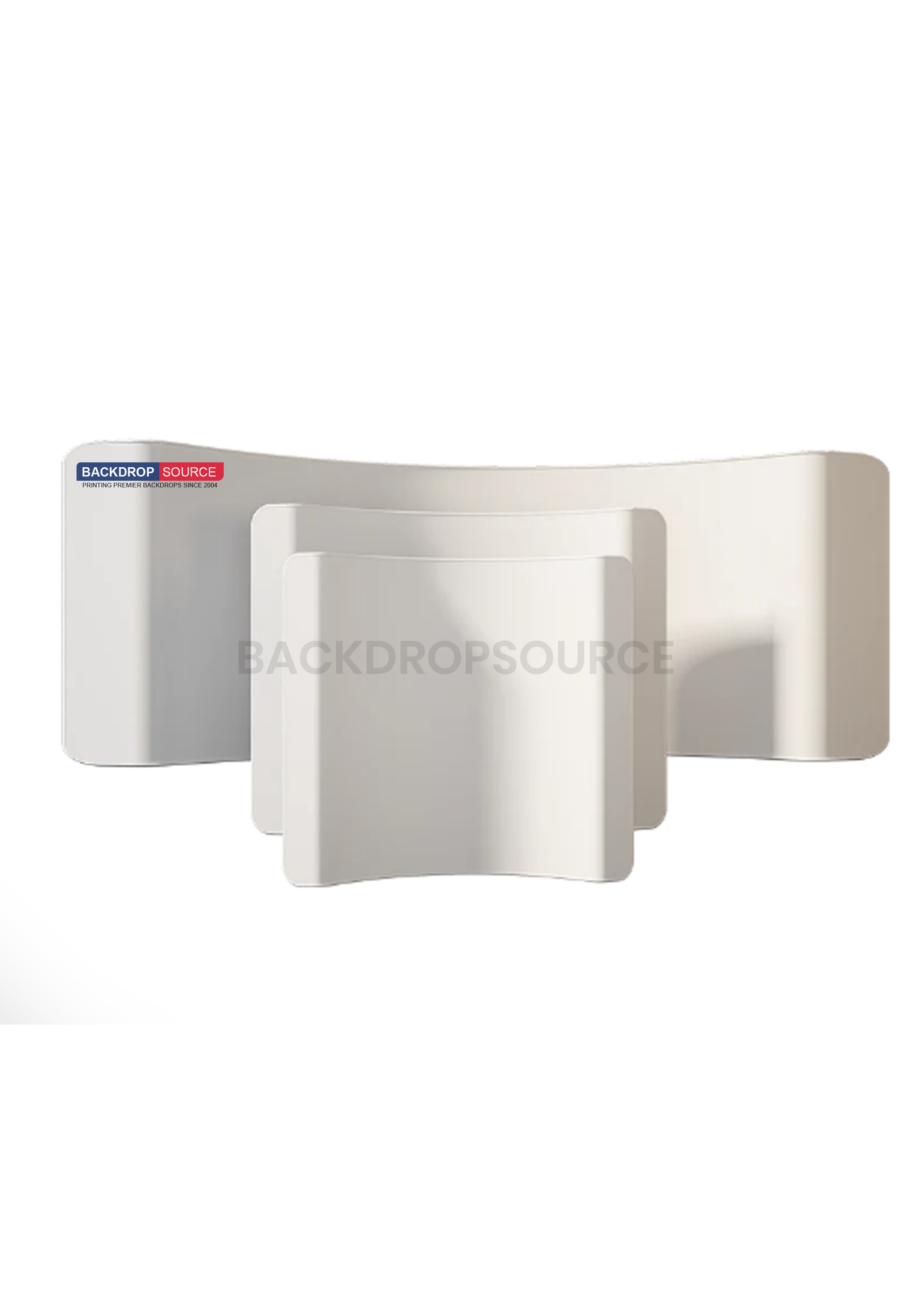 Curved Tension Portable Media Wall UAE | Trade Show and Event Display ...