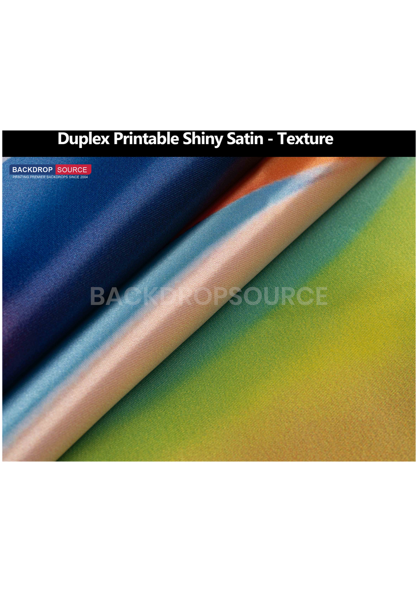 Duplex Shiny Satin Polyester Custom Backdrops – Backdropsource UAE