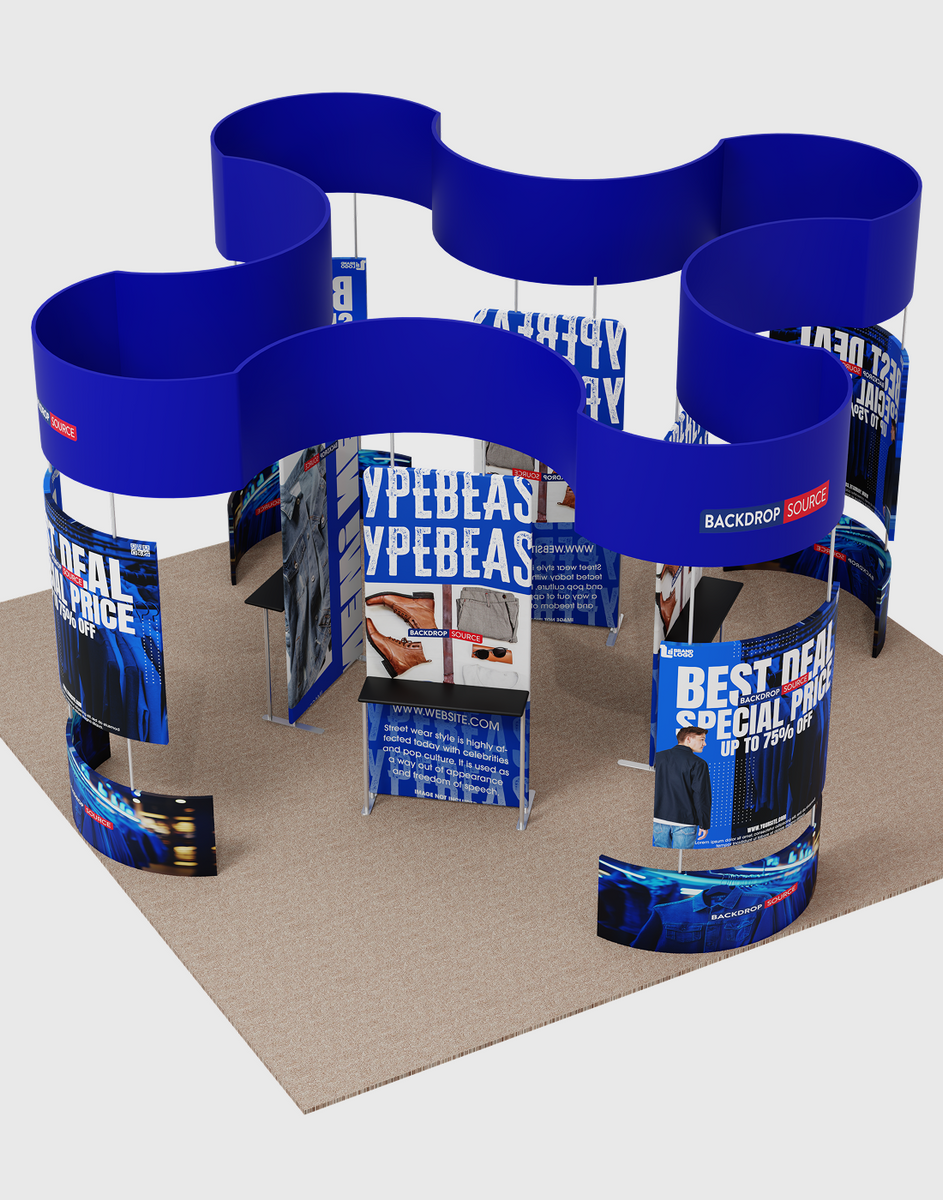 Modular Booth Kits 6m x 6m - Model 14 – Backdropsource UAE