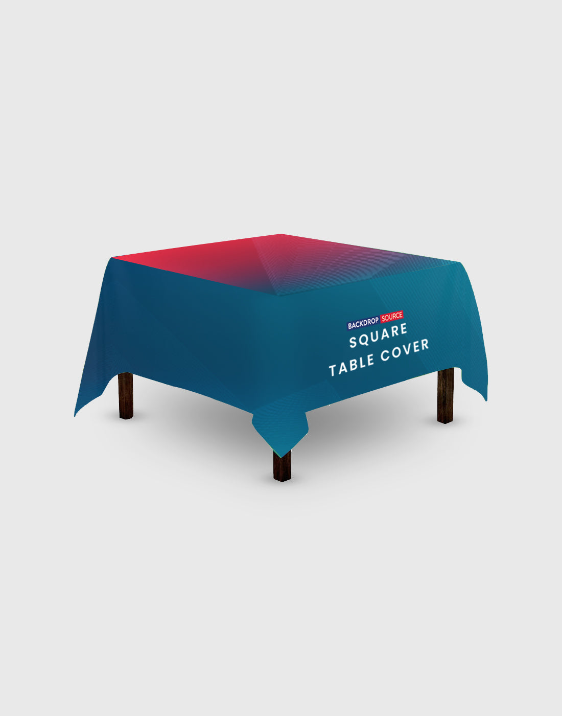 Square Tablecloth Cover Printing for Promotions – Backdropsource UAE