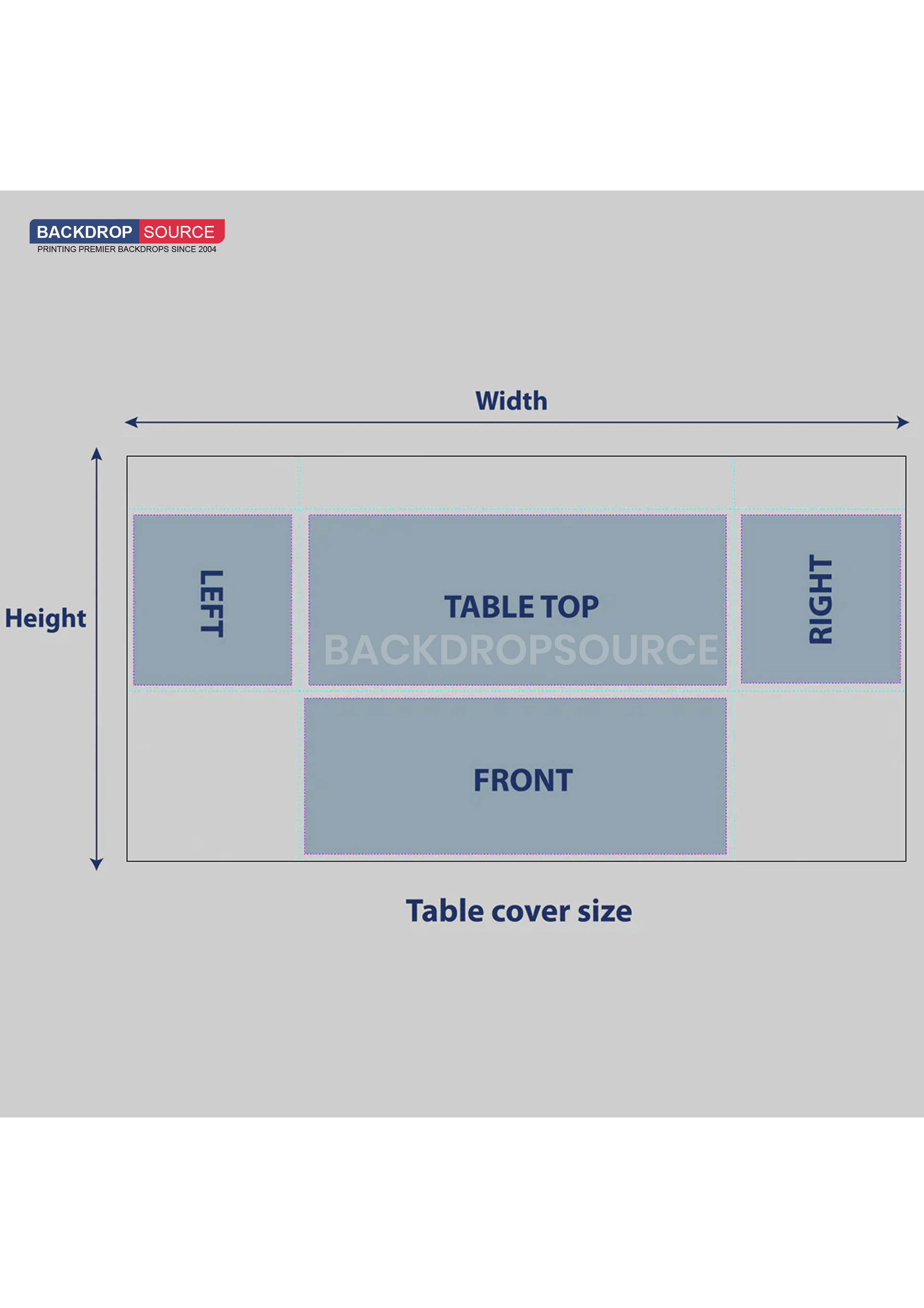 Standard Table Covers: Elevate Your Event Setup – Backdropsource UAE