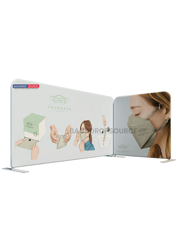 Premium Straight Tension Fabric Backdrop Display | Custom Trade Show ...