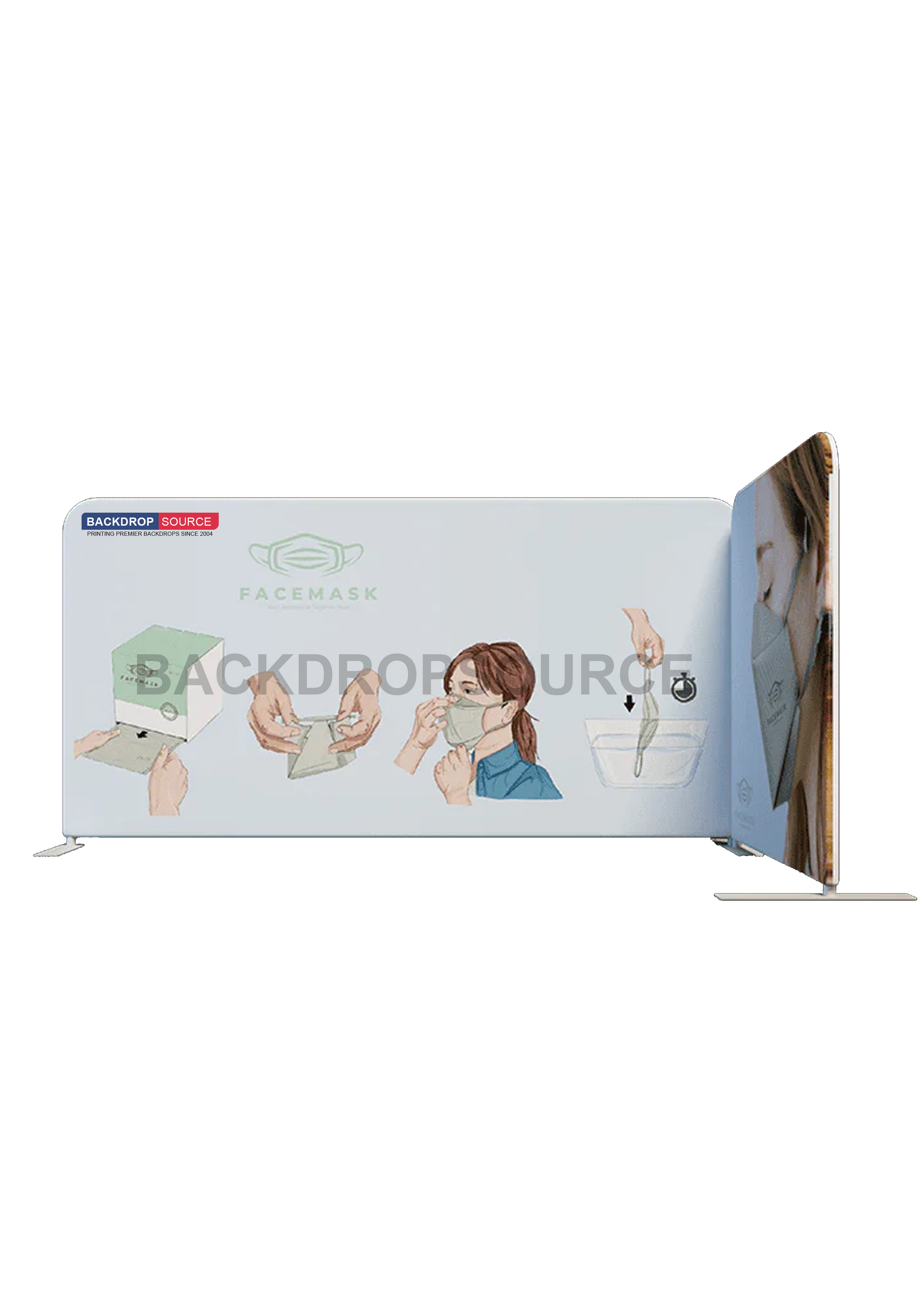 Premium Straight Tension Fabric Backdrop Display | Custom Trade Show ...