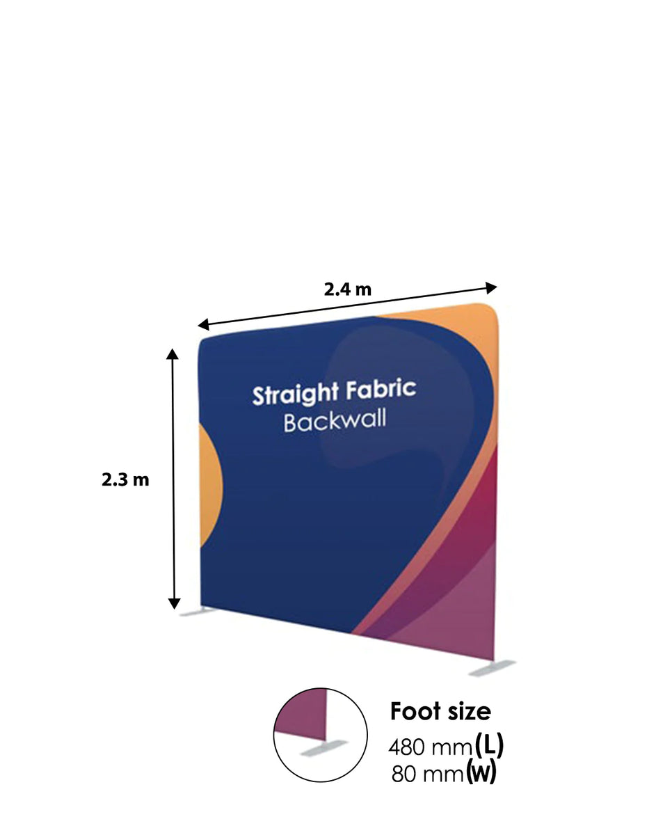Premium Straight Tension Fabric Backdrop Display | Custom Trade Show ...