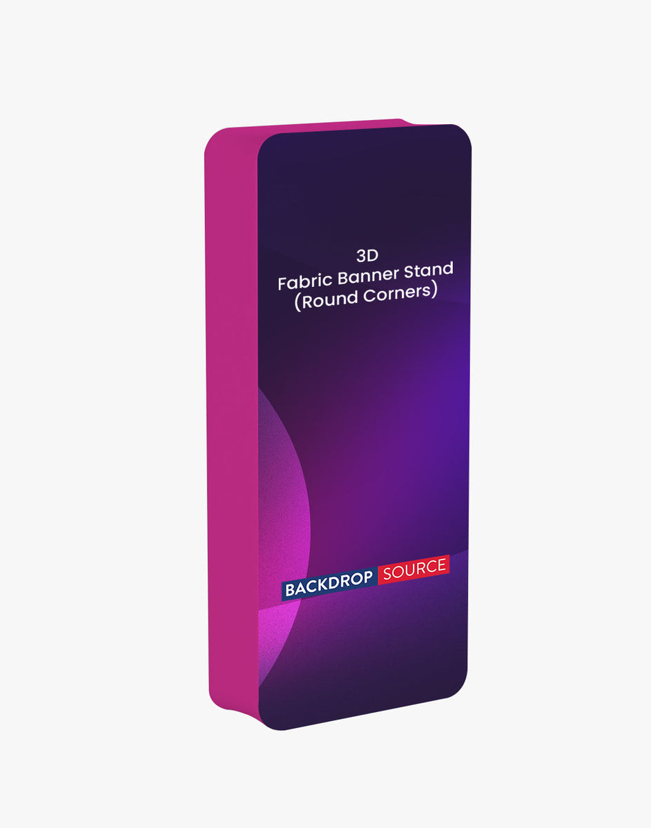 3D Rounded Corner Fabric Displays UAE | Custom Exhibition Booths ...